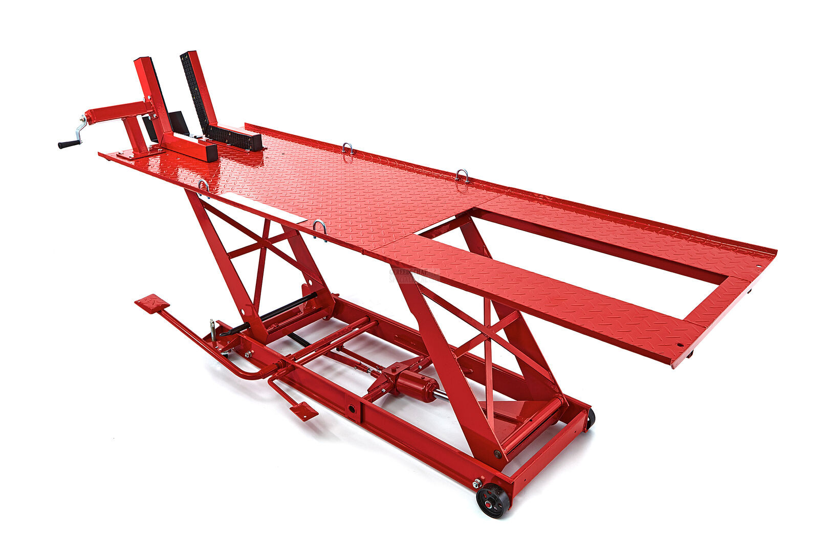 Motorheftafel 450 Kg ROOD | Gereedschapspecialist.nl