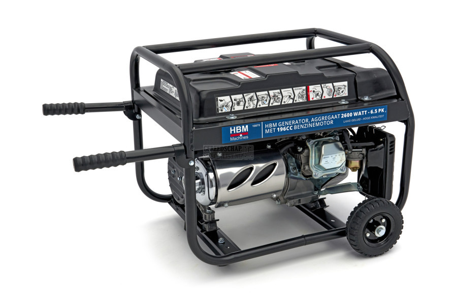 HBM generator / aggregaat 2600 Watt | Gereedschapspecialist.nl