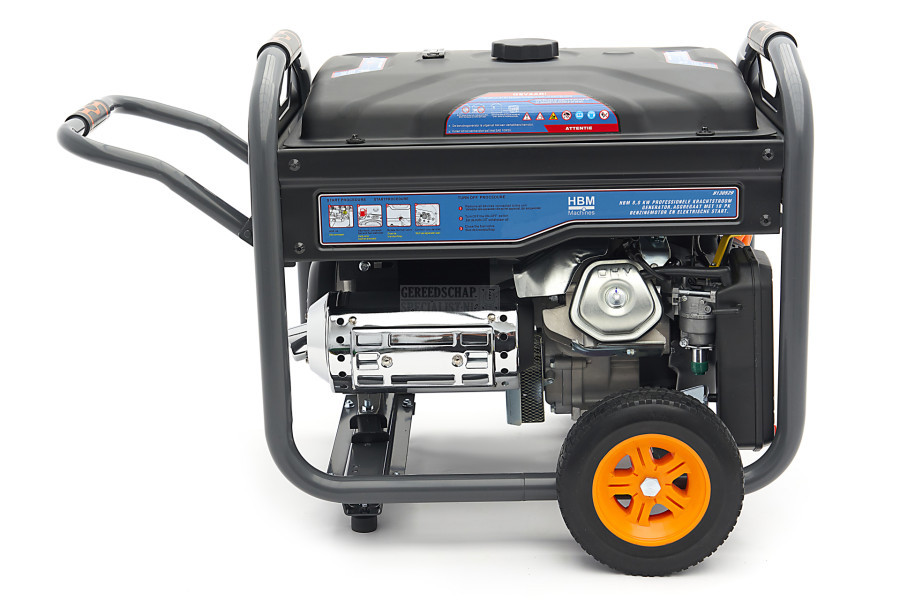 HBM aggregaat 3800 Watt (benzine) | Gereedschapspecialist.nl
