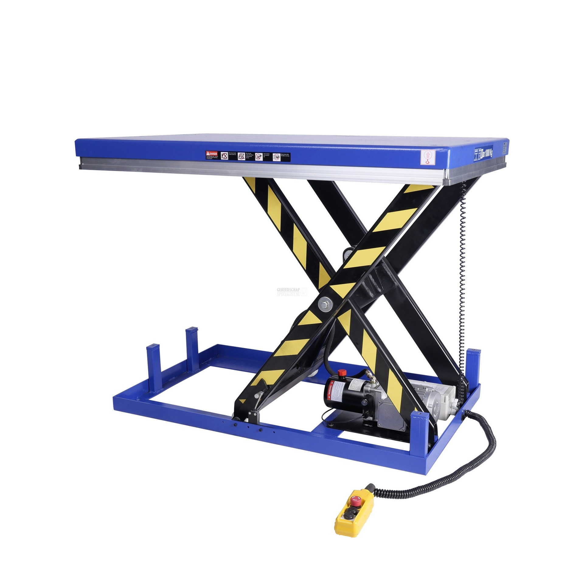 Elektrische heftafel 230V 1000 Kg | Gereedschapspecialist.nl